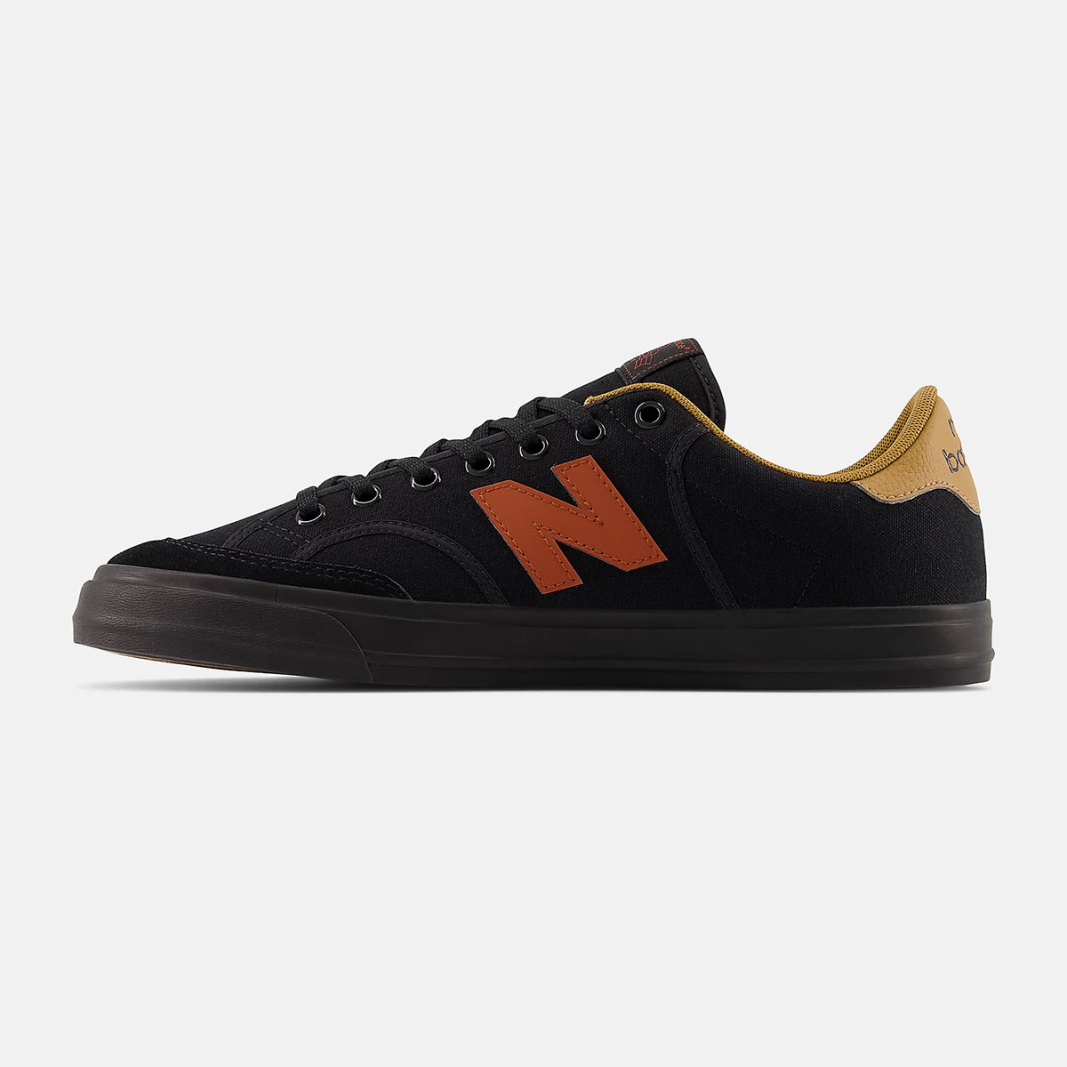New Balance 'Numeric 212 BRS' Black/Orange Shoes - Bonafide Supply Store